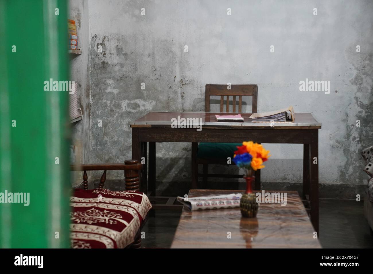 Varanasi, India. 19th July, 2024. Here the Hindu priest Kalikant Dubey ...