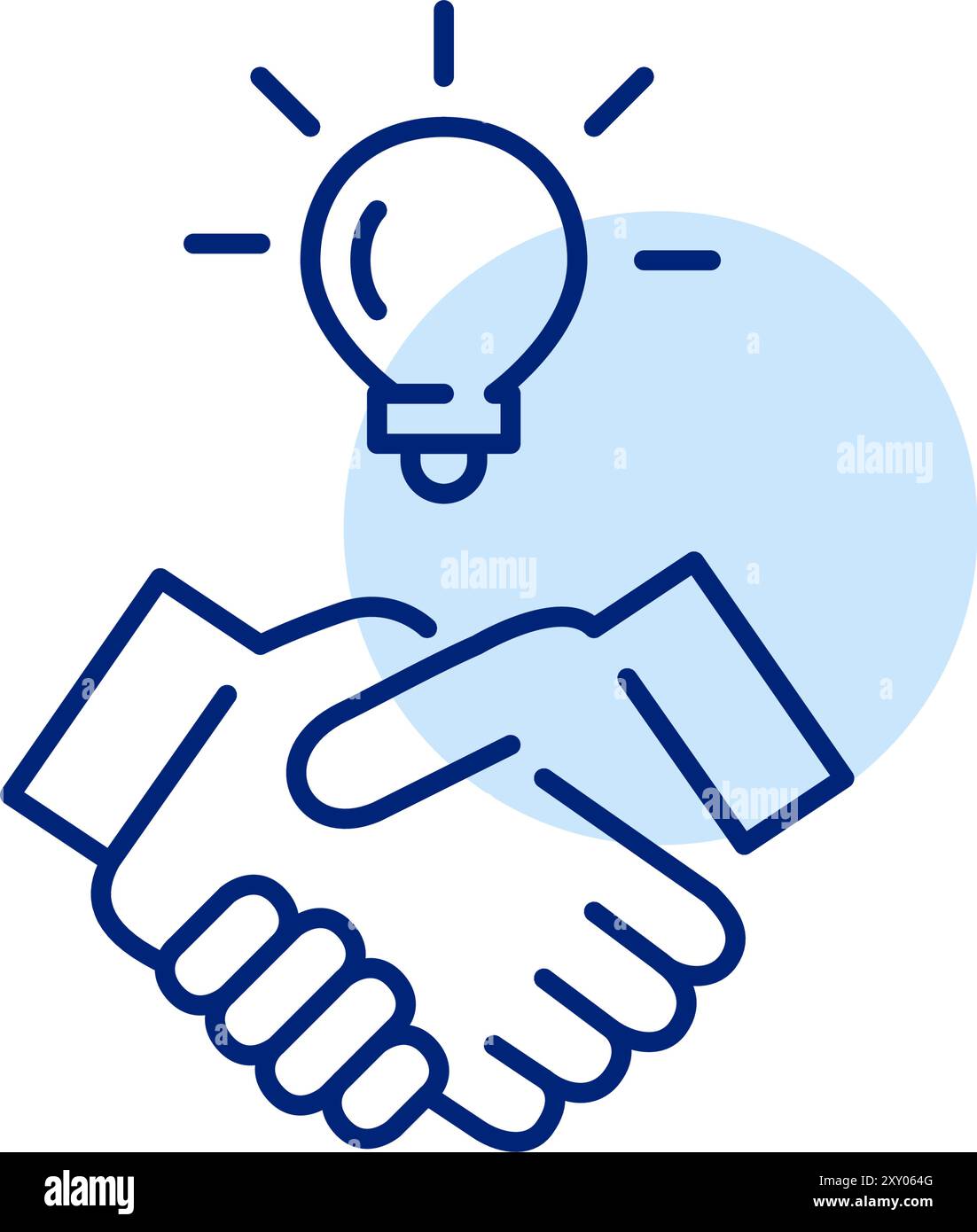Friendship exchange Stock Vector Images - Alamy