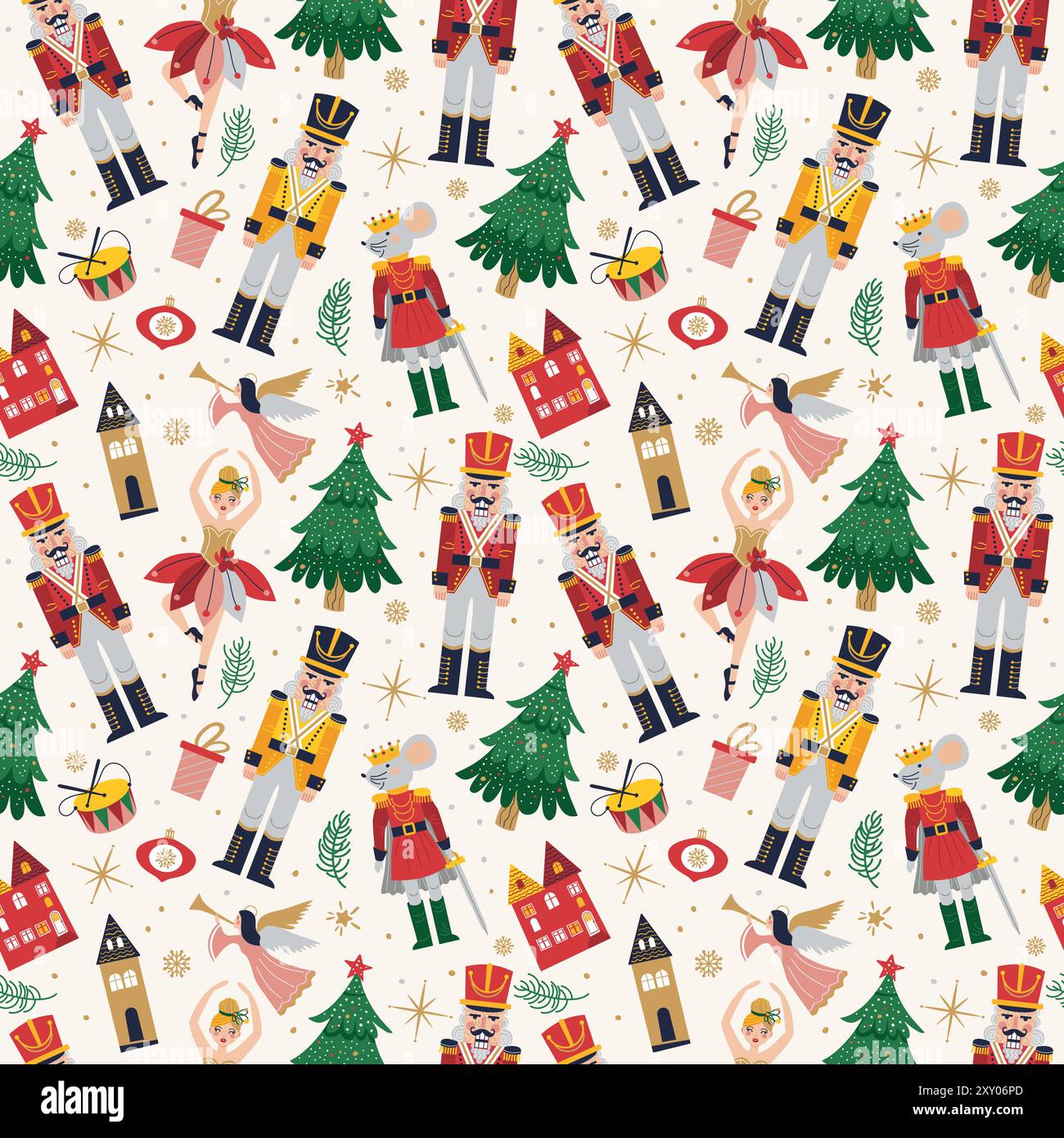 Nutcracker pattern Stock Vector Images - Alamy