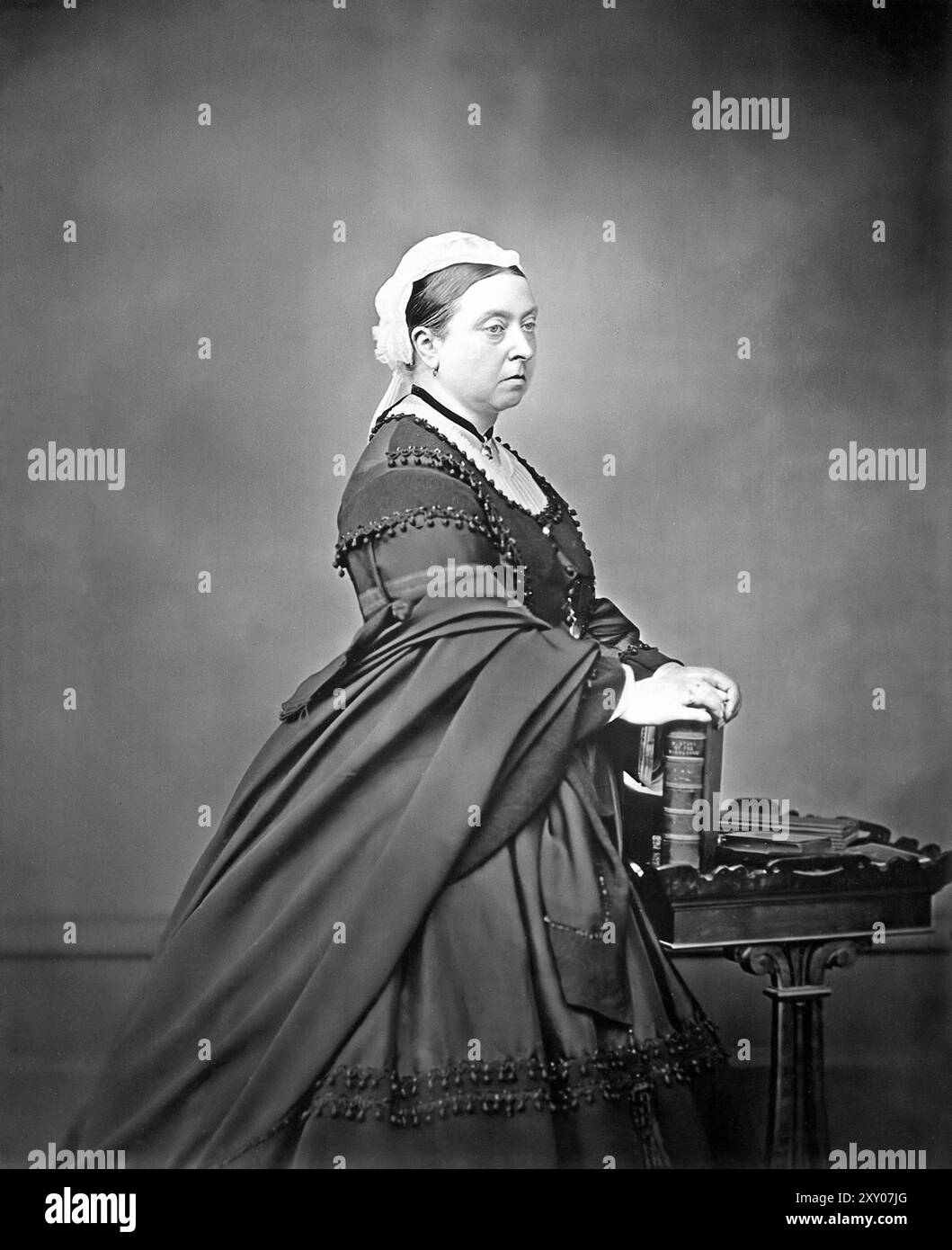 Queen Victoria. This photograph was presented to Lord Lister in 1871 ...