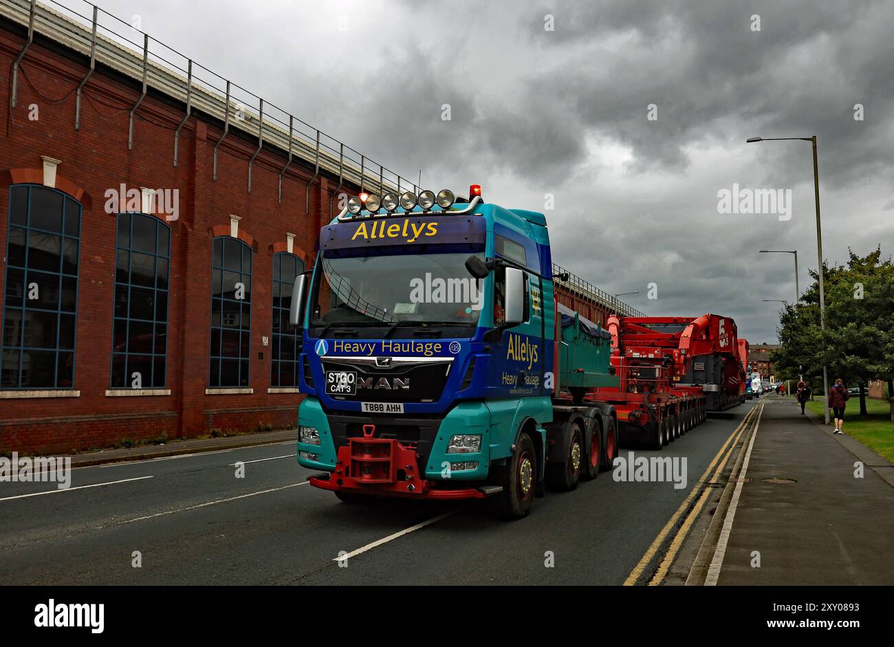 Transporting a big transformer hi-res stock photography and images - Alamy