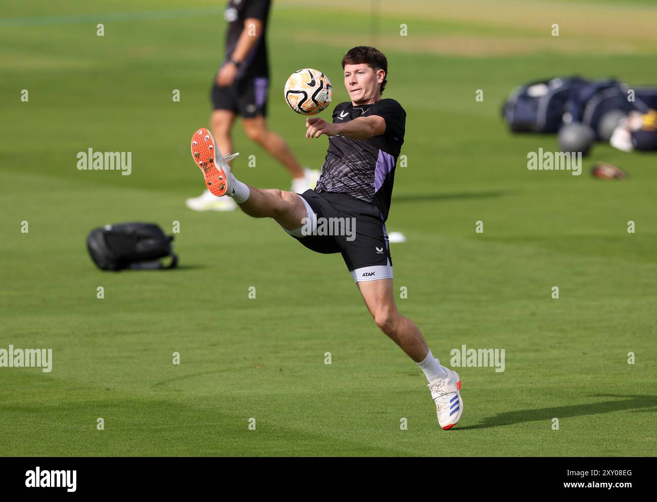 England's Matthew Potts during a nets session at Lord's, London ...