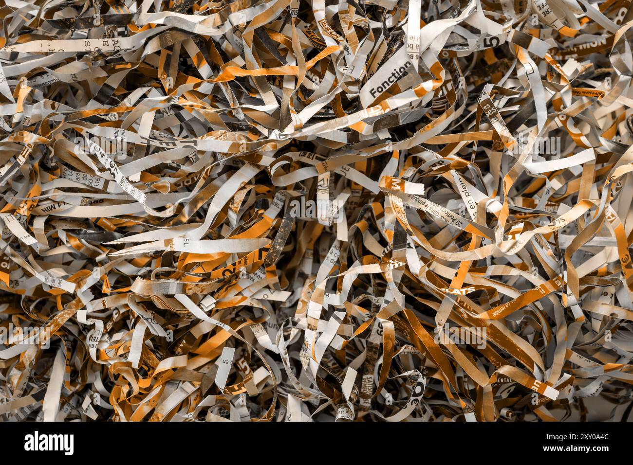 Pile shredded document material hi-res stock photography and images - Alamy