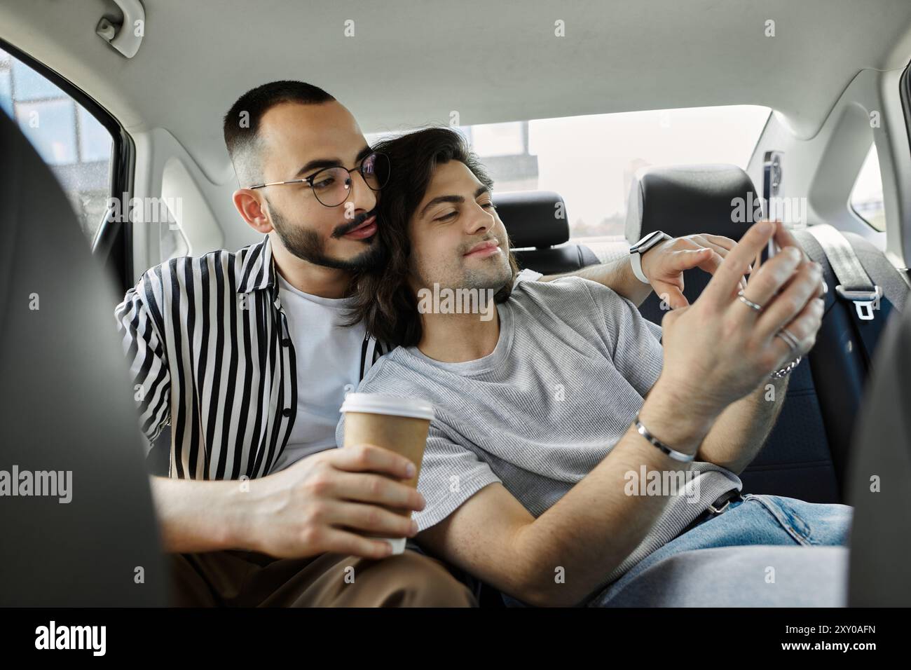 Two men take hi-res stock photography and images - Alamy