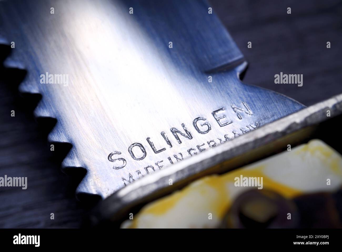 Messerklinge mit Aufschrift Solingen *** Knife blade with Solingen ...