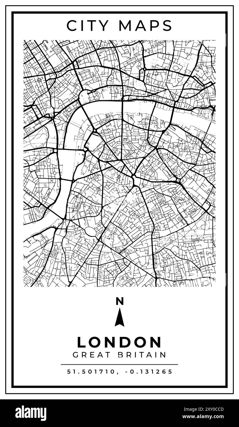 Collection of maps of london Stock Vector Images - Alamy