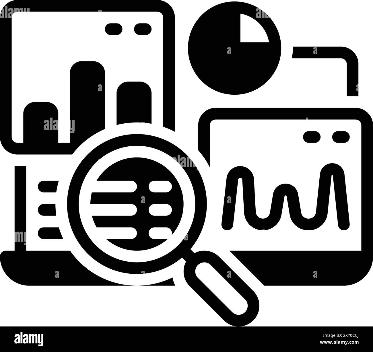 Data inspection Stock Vector Images - Alamy