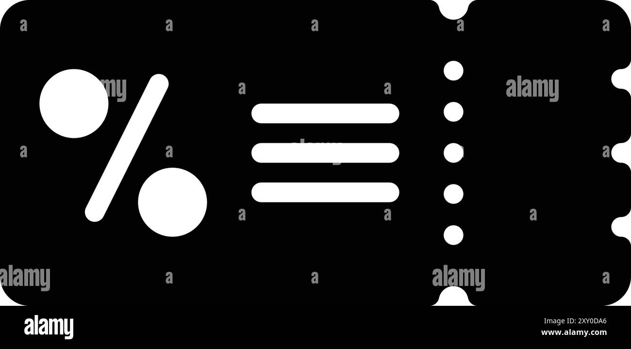 Icon for coupon, exemption Stock Vector Image & Art - Alamy