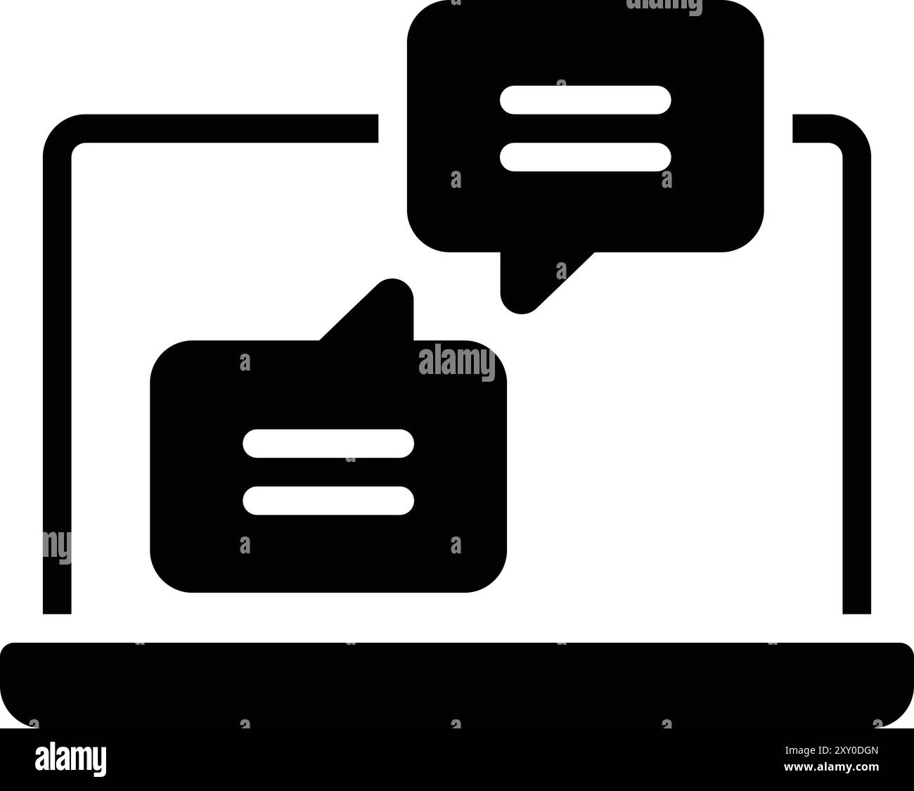 Live chat logo Stock Vector Images - Alamy