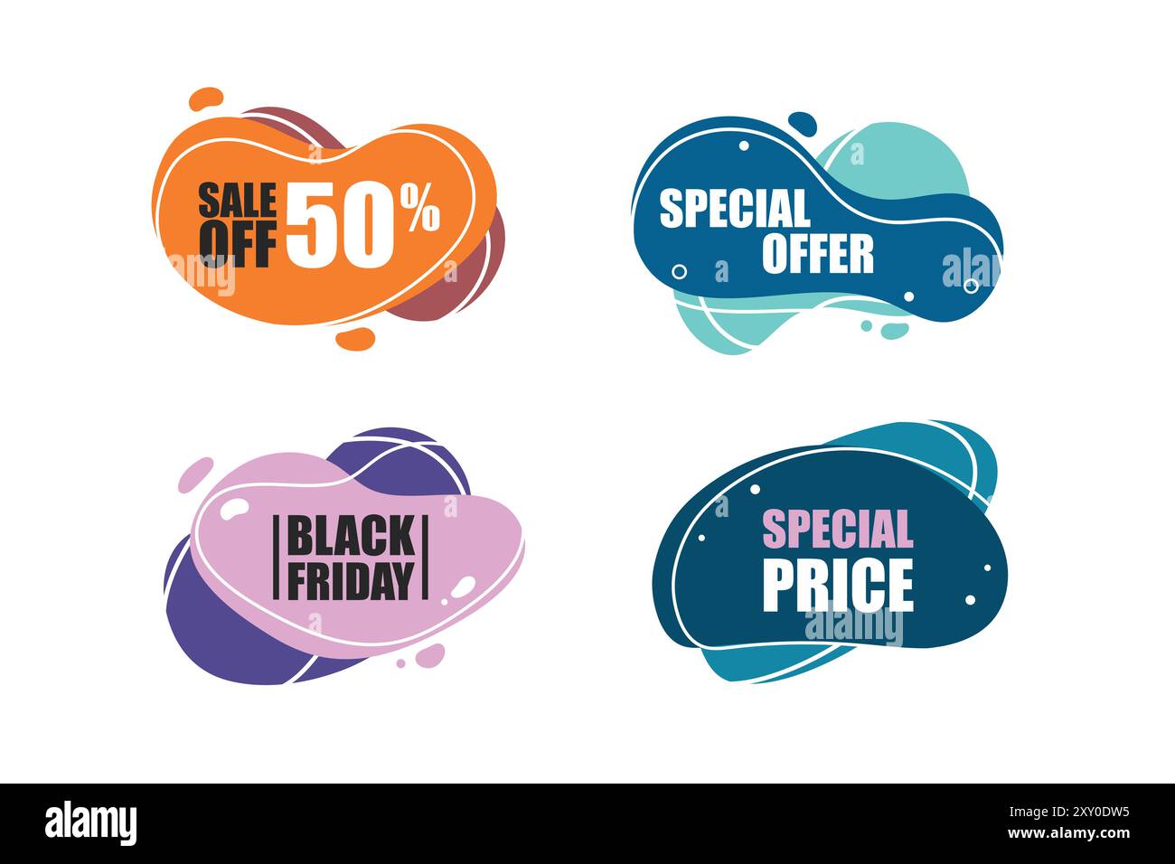 Sale quality tags and labels. Template banner shopping badges. vector ...