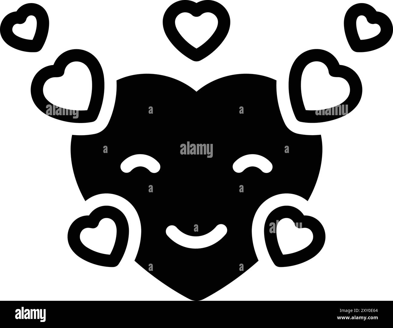 Icon for love emoji, love Stock Vector Image & Art - Alamy