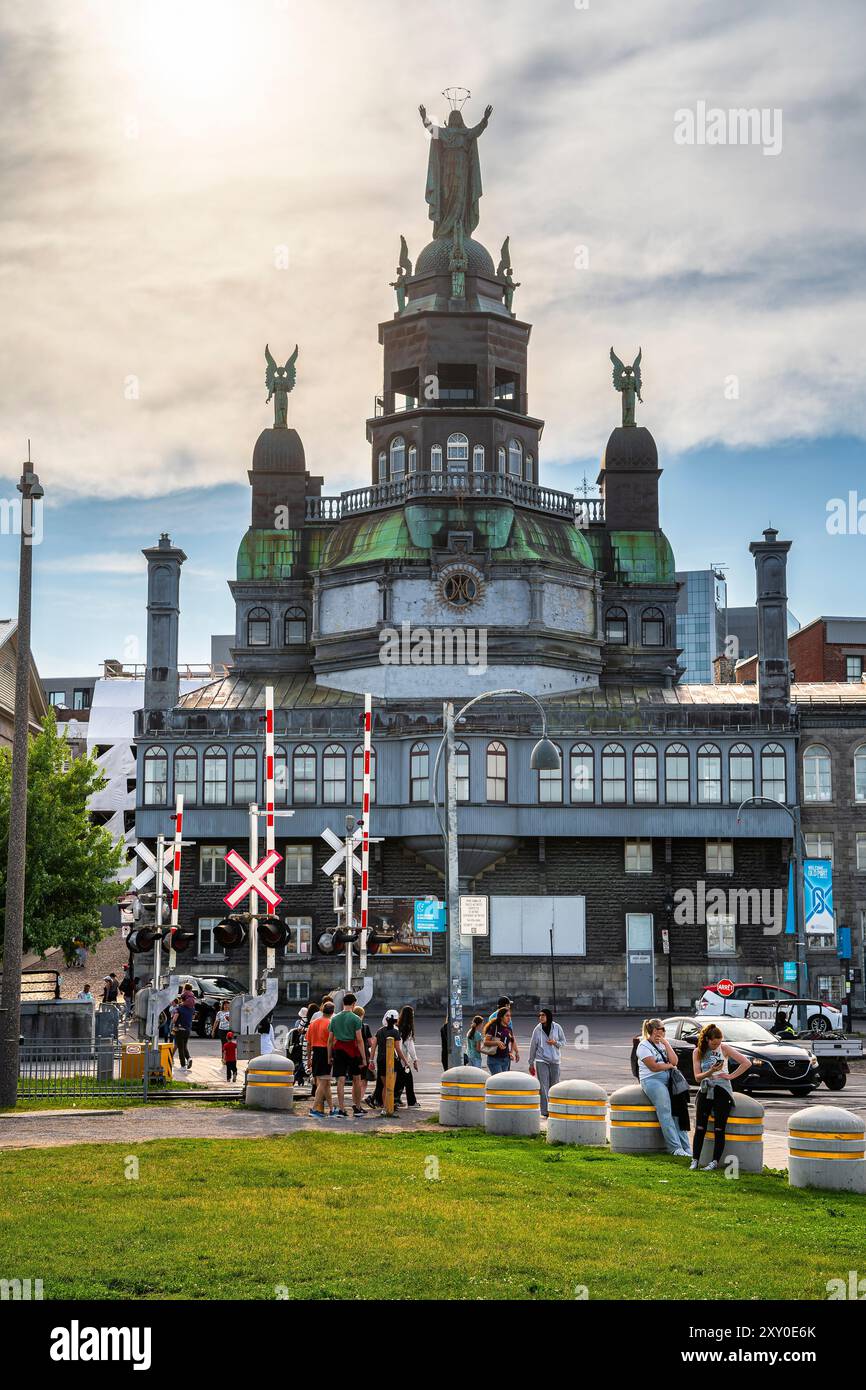 Old Montreal Landmarks, Quebec, Canada Stock Photo - Alamy