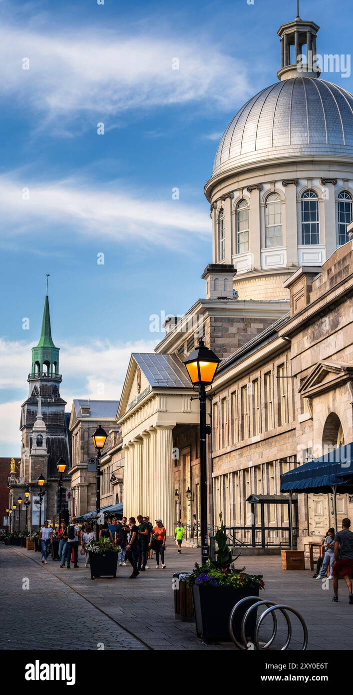Old Montreal Landmarks, Quebec, Canada Stock Photo - Alamy