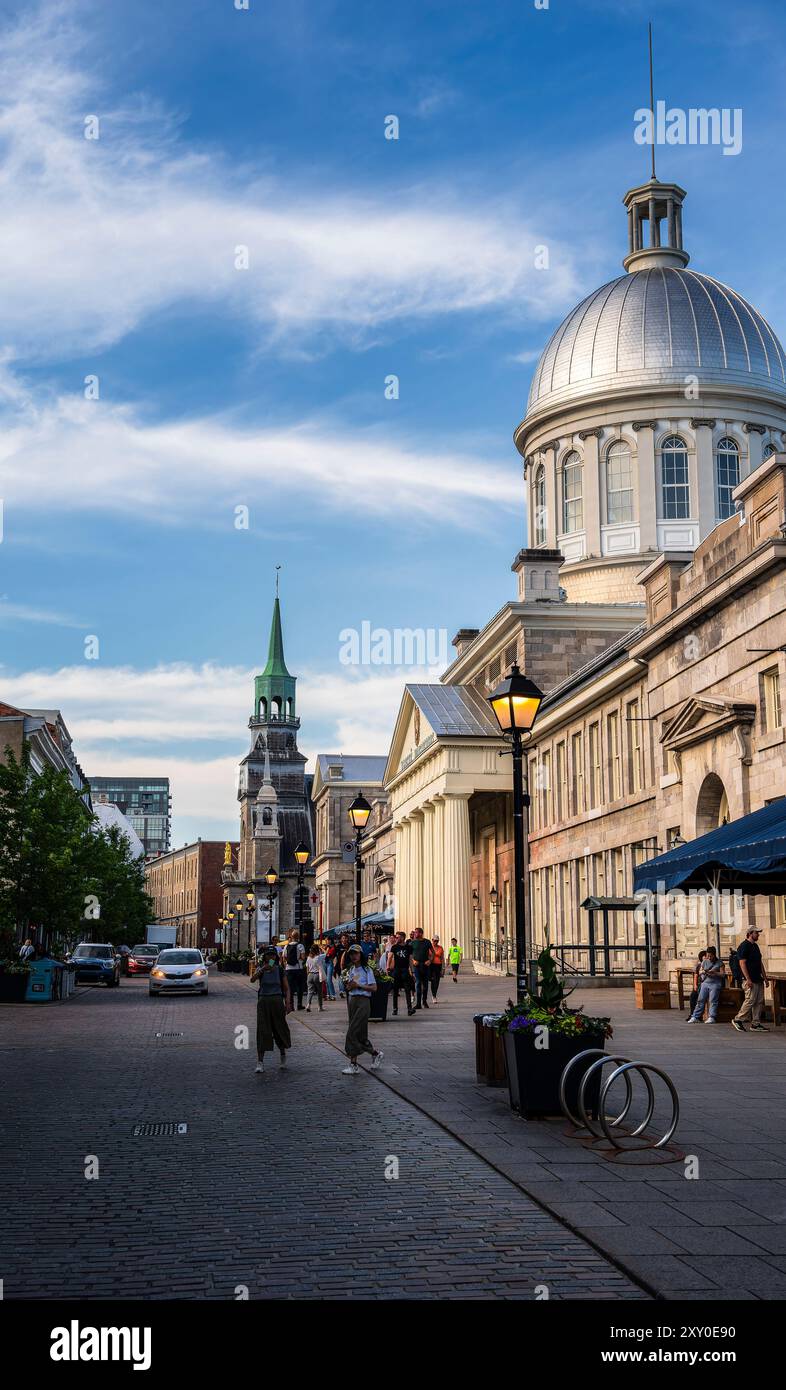 Old Montreal Landmarks, Quebec, Canada Stock Photo - Alamy