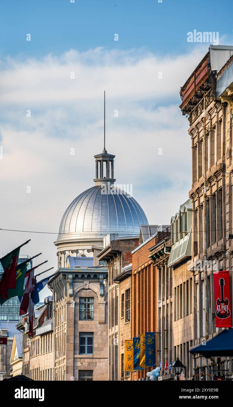 Old Montreal Landmarks, Quebec, Canada Stock Photo - Alamy