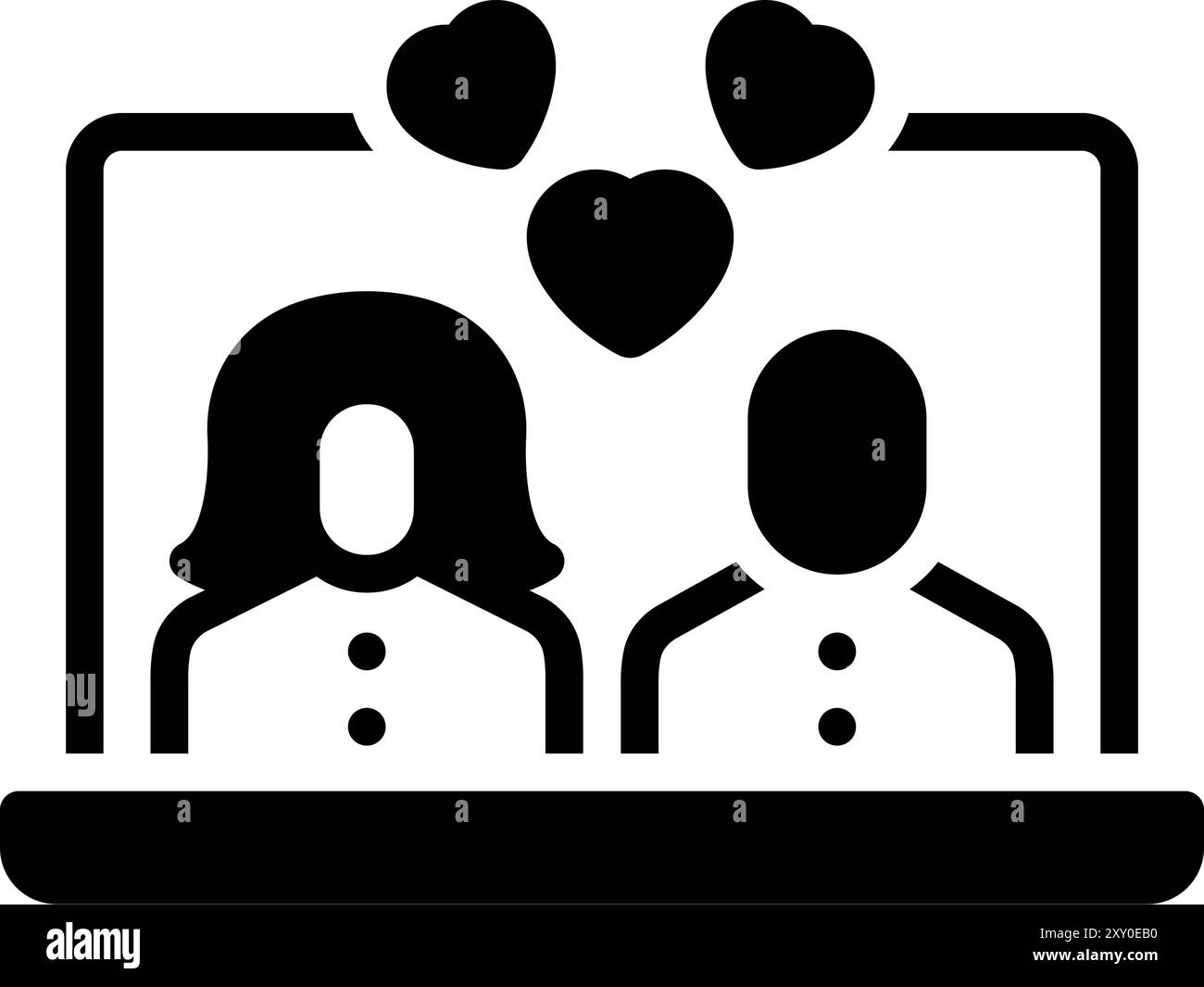 Dating site logo Stock Vector Images - Alamy
