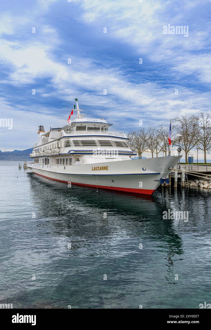 Lausanne ouchy ferry hi-res stock photography and images - Alamy