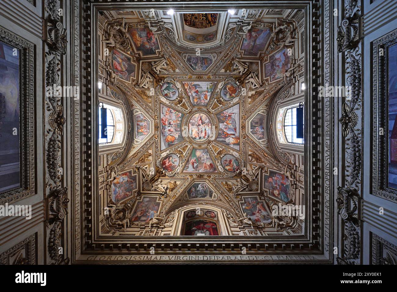 Italy, Rome: Basilica of Santa Maria in Trastevere, Romanesque basilica ...