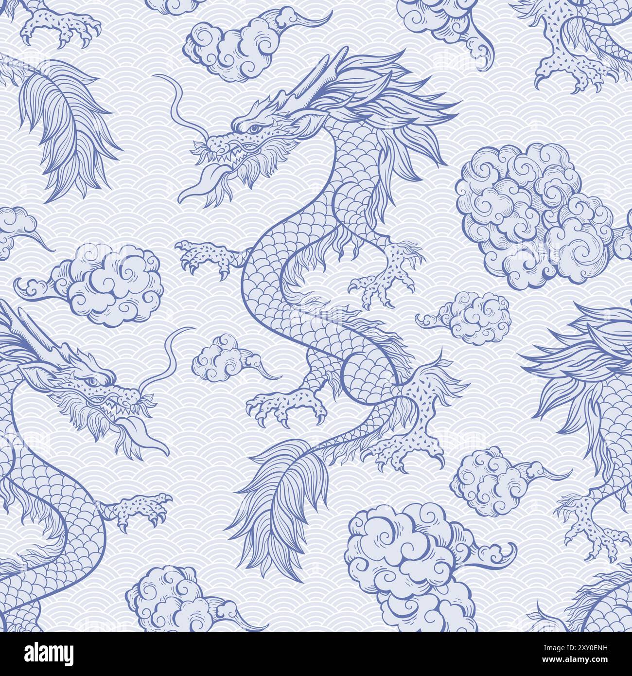 Chinese Dragon Pattern
