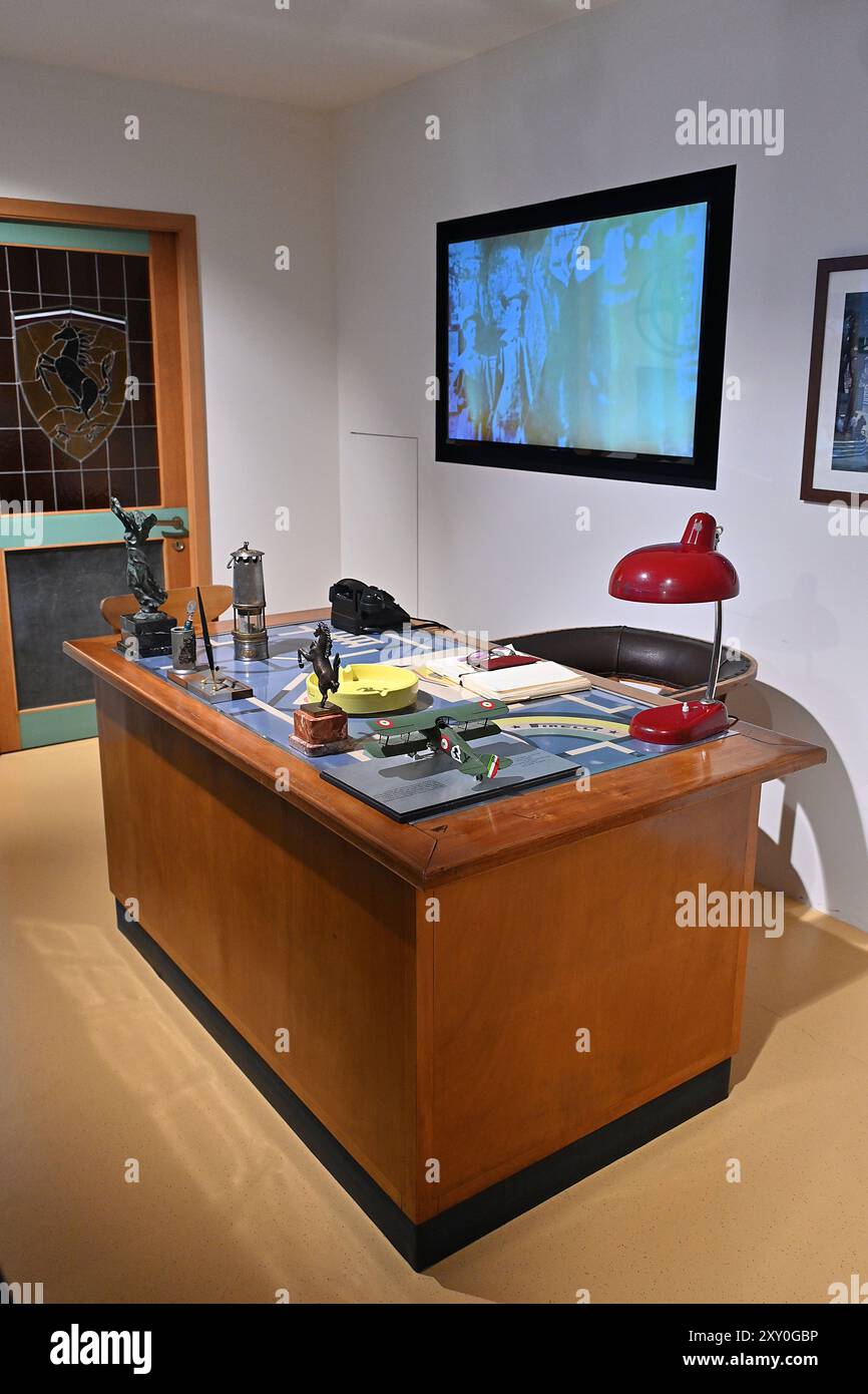 Italy, Maranello: the Museo Casa Enzo Ferrari, a museum focused on the ...