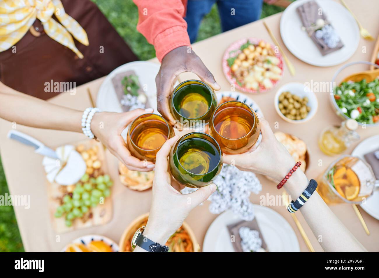 Joyful food sharing memorable hi-res stock photography and images - Alamy