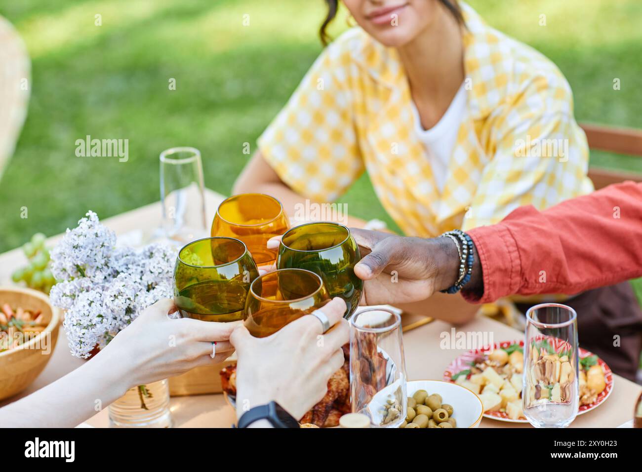 Group people spilling water hi-res stock photography and images - Alamy