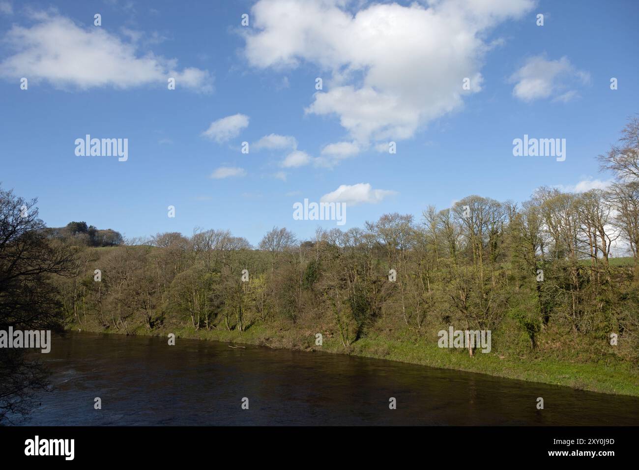 The River Lune at the Crook of Lune near Caton Lancaster England Stock ...