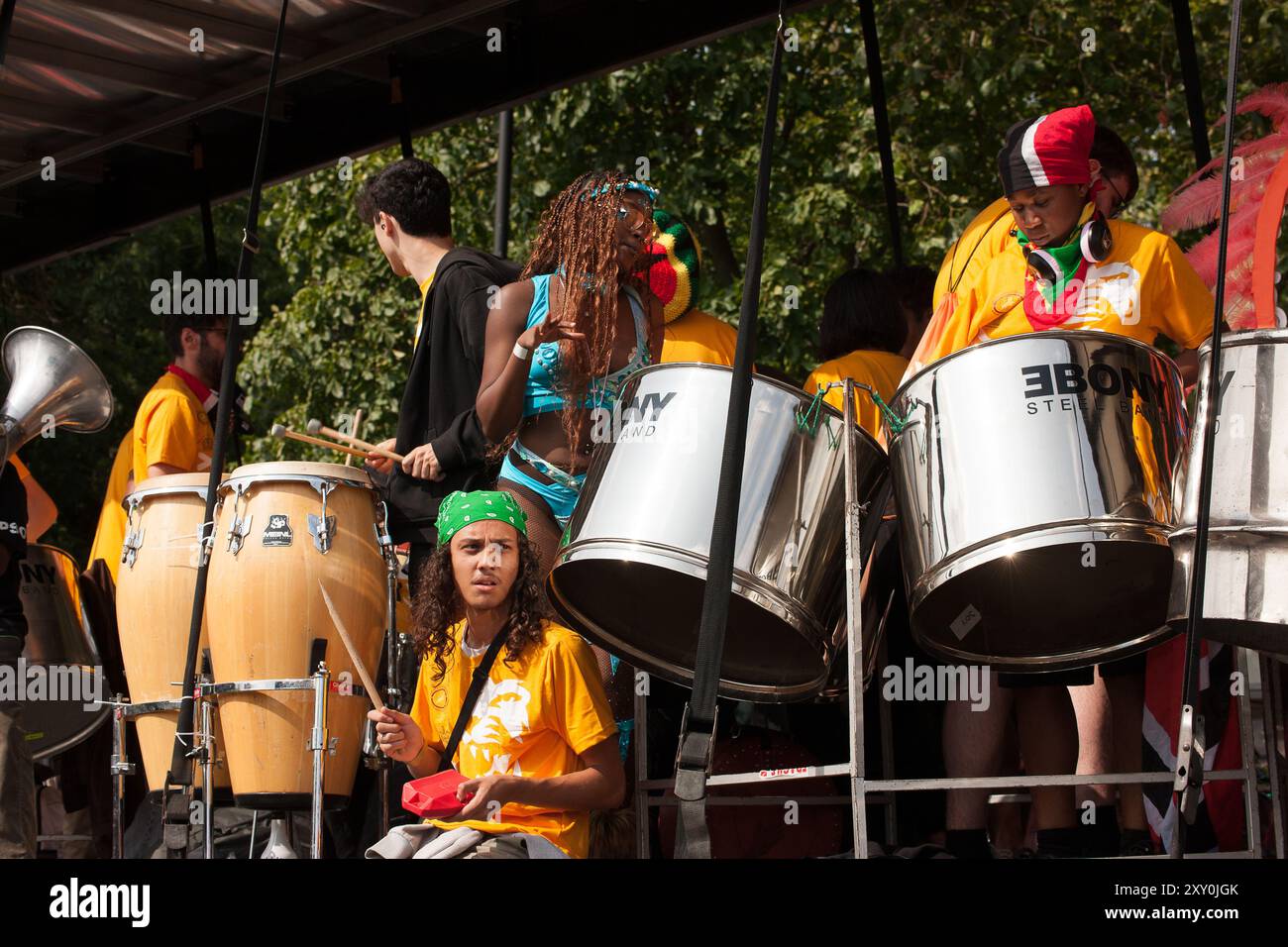 2024 Notting Hill Carnival calypso band Stock Photo - Alamy