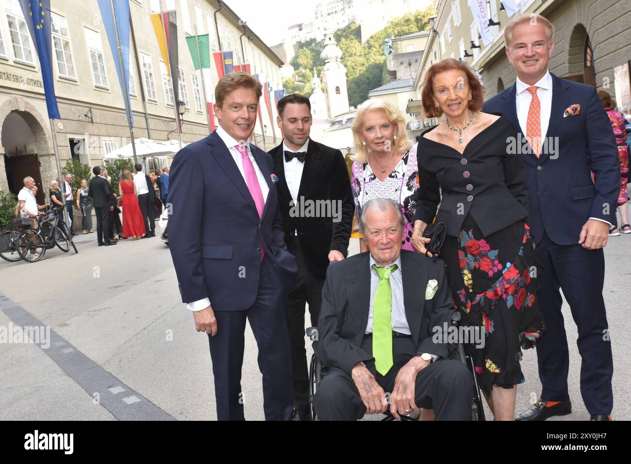Toni Meggle, Gattin Marina Ponater-Meggle, Bruno Meiser, Felix Raslag ...