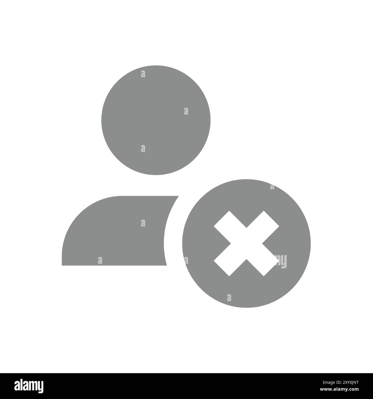 Account delete icon hi-res stock photography and images - Alamy