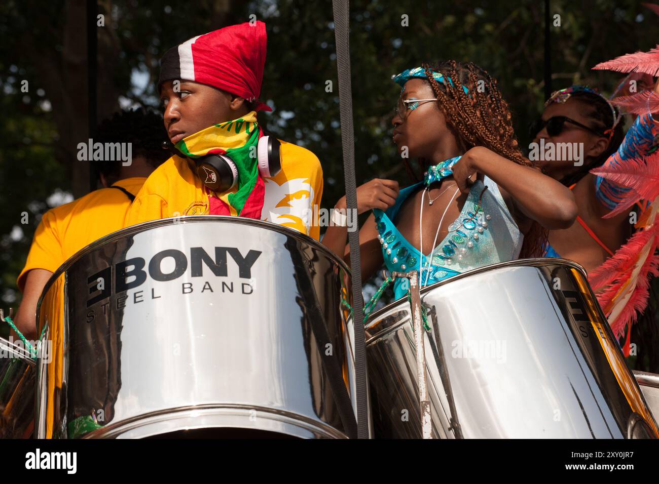 2024 Notting Hill Carnival calypso band Stock Photo - Alamy
