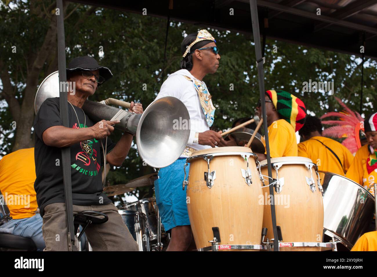 2024 Notting Hill Carnival calypso band Stock Photo - Alamy