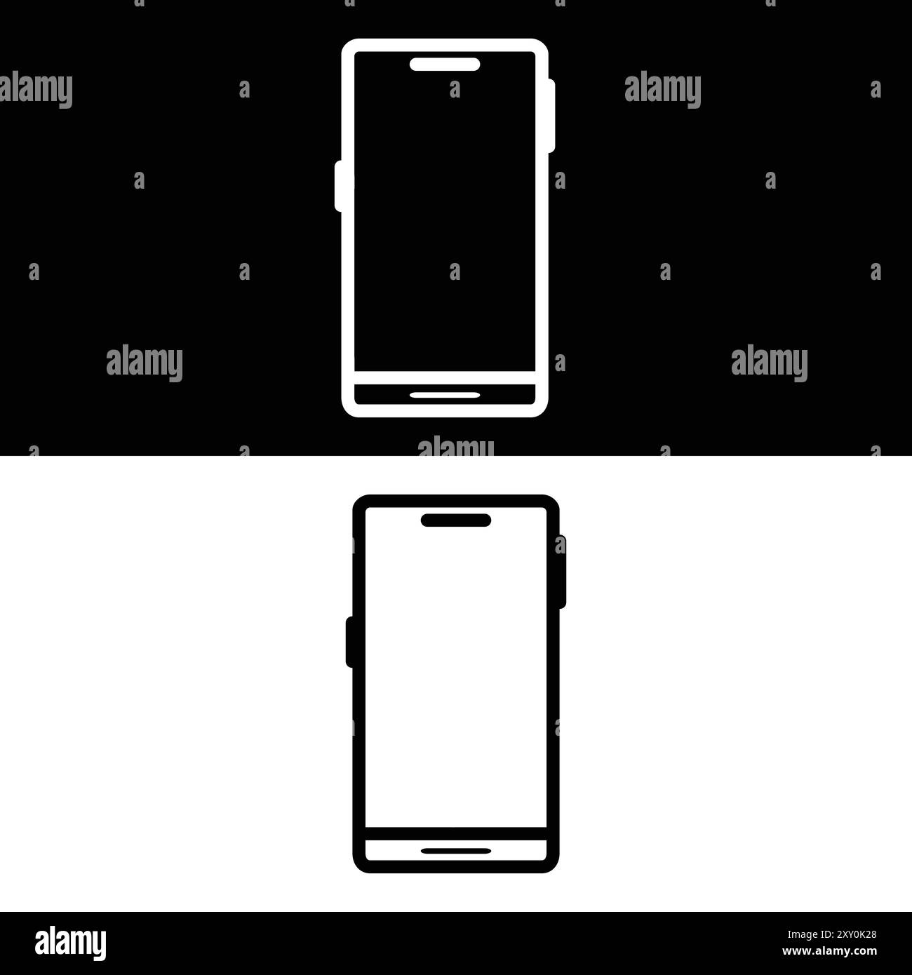 Smartphone icon, vector, mobile phone symbol in modern design style for ...