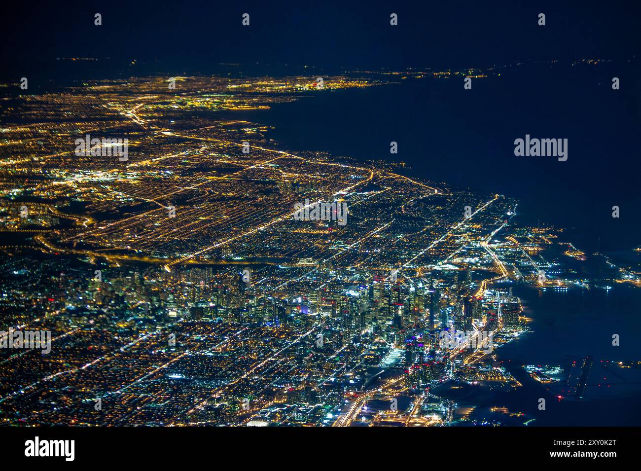 Toronto city from the air hi-res stock photography and images - Alamy