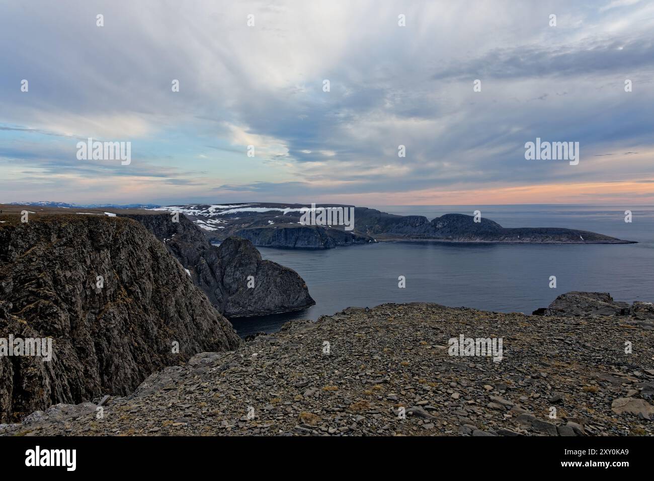 Midnight sun view from hi-res stock photography and images - Alamy