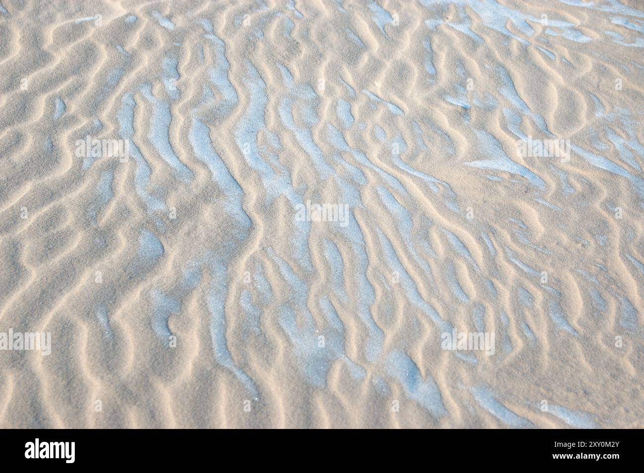 Sand and ice in Råbjerg Mile in Denmark Stock Photo - Alamy