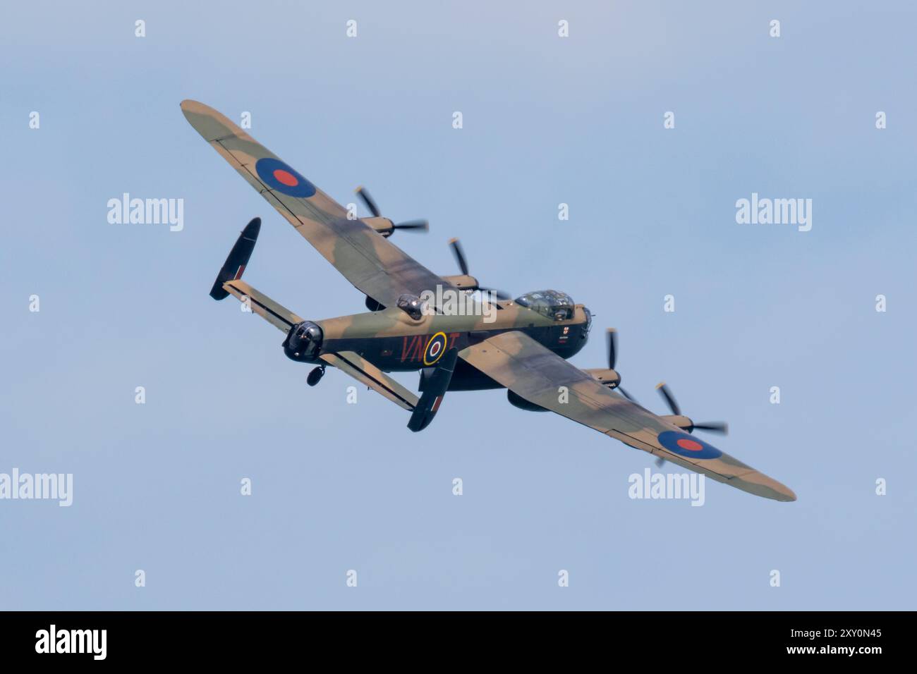 Avro Lancaster, also known as the Lancaster Bomber, a heavy bomber ...