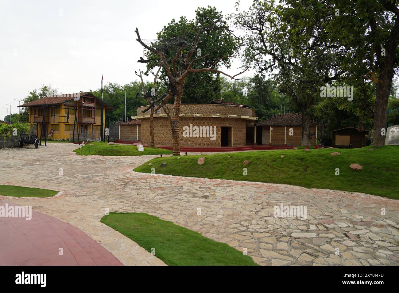 General view of the Cultural Village - AADIVART - State Museum for ...