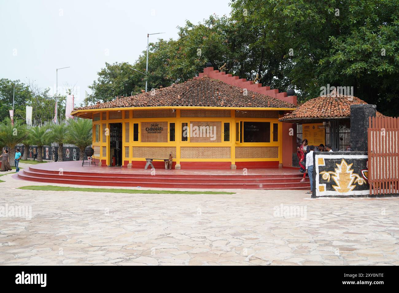 Souvenir shop. Cultural Village - AADIVART - State Museum for Tribal ...