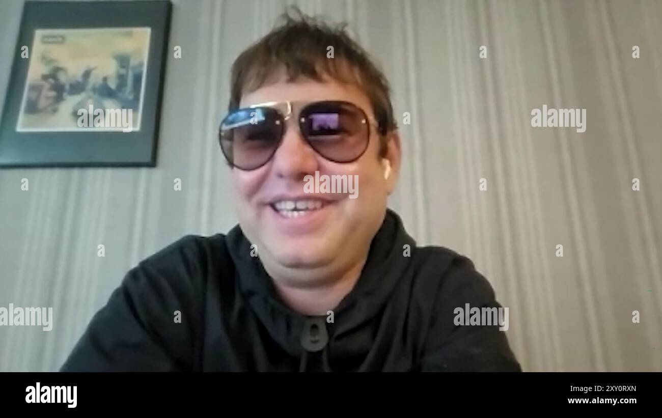 BEST QUALITY AVAILABLE Screen grab taken from a Zoom interview with ...
