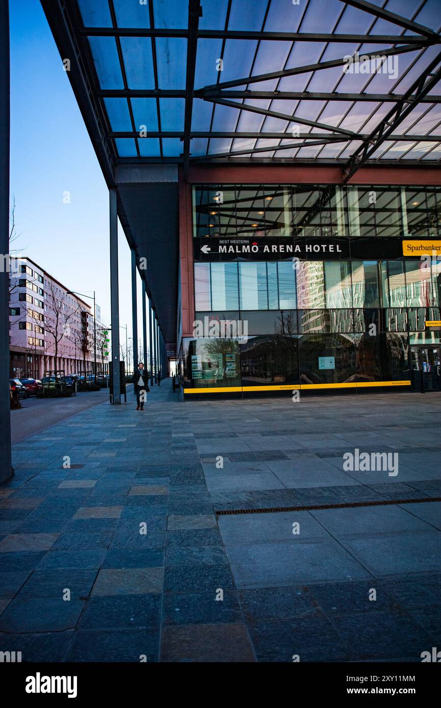 Malmo Arena building at Hyllie station in Malmo, Sweden Stock Photo - Alamy