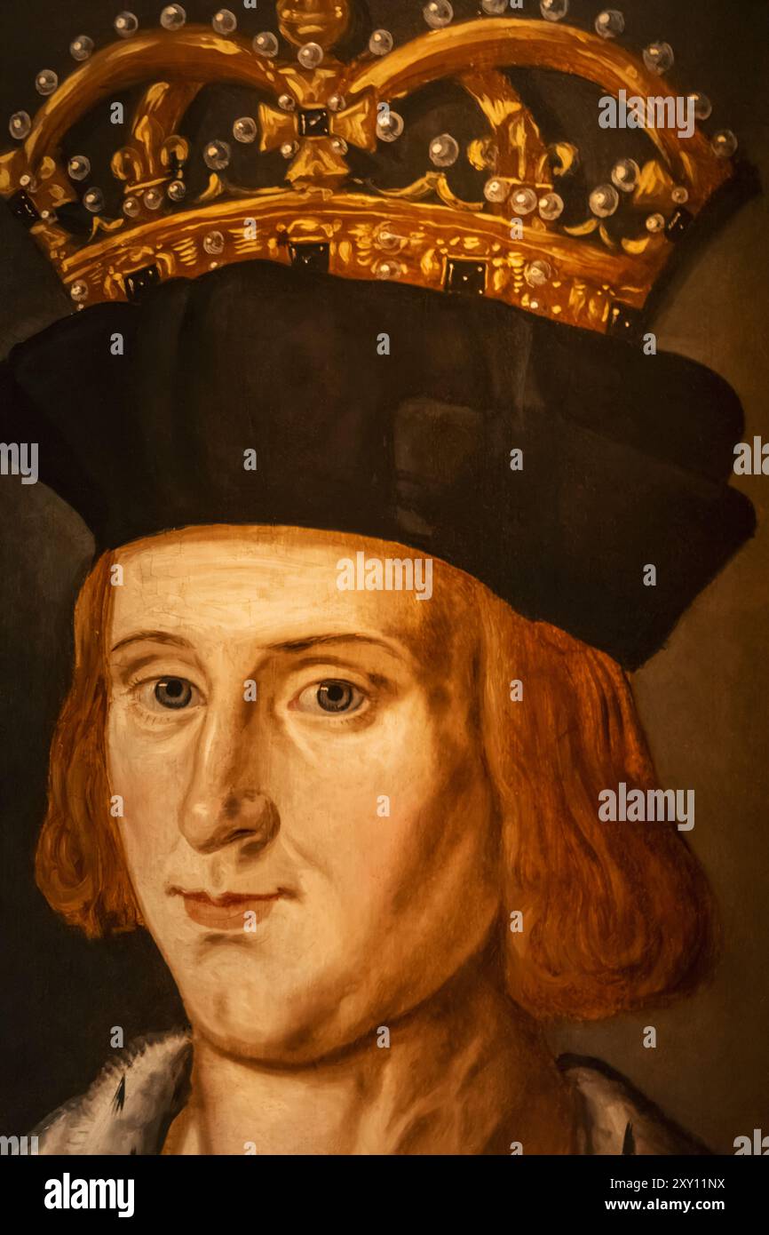 England, Kent, Hever, Hever Castle, Portrait of Edward IV Stock Photo ...