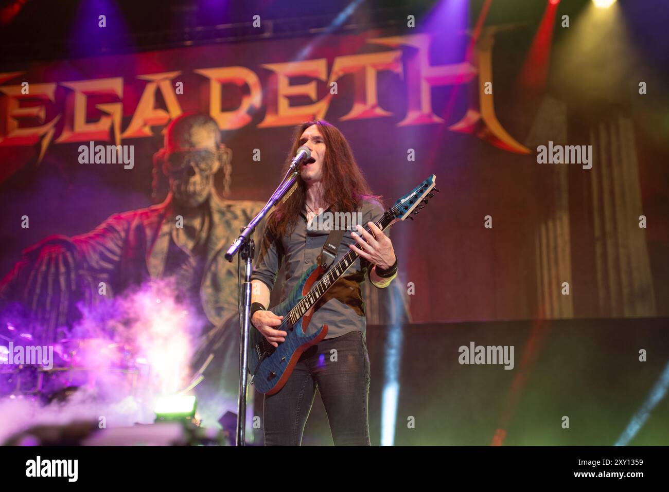 West Palm Beach, USA. 24th Aug, 2024. Teemu Mäntysaari performs with ...