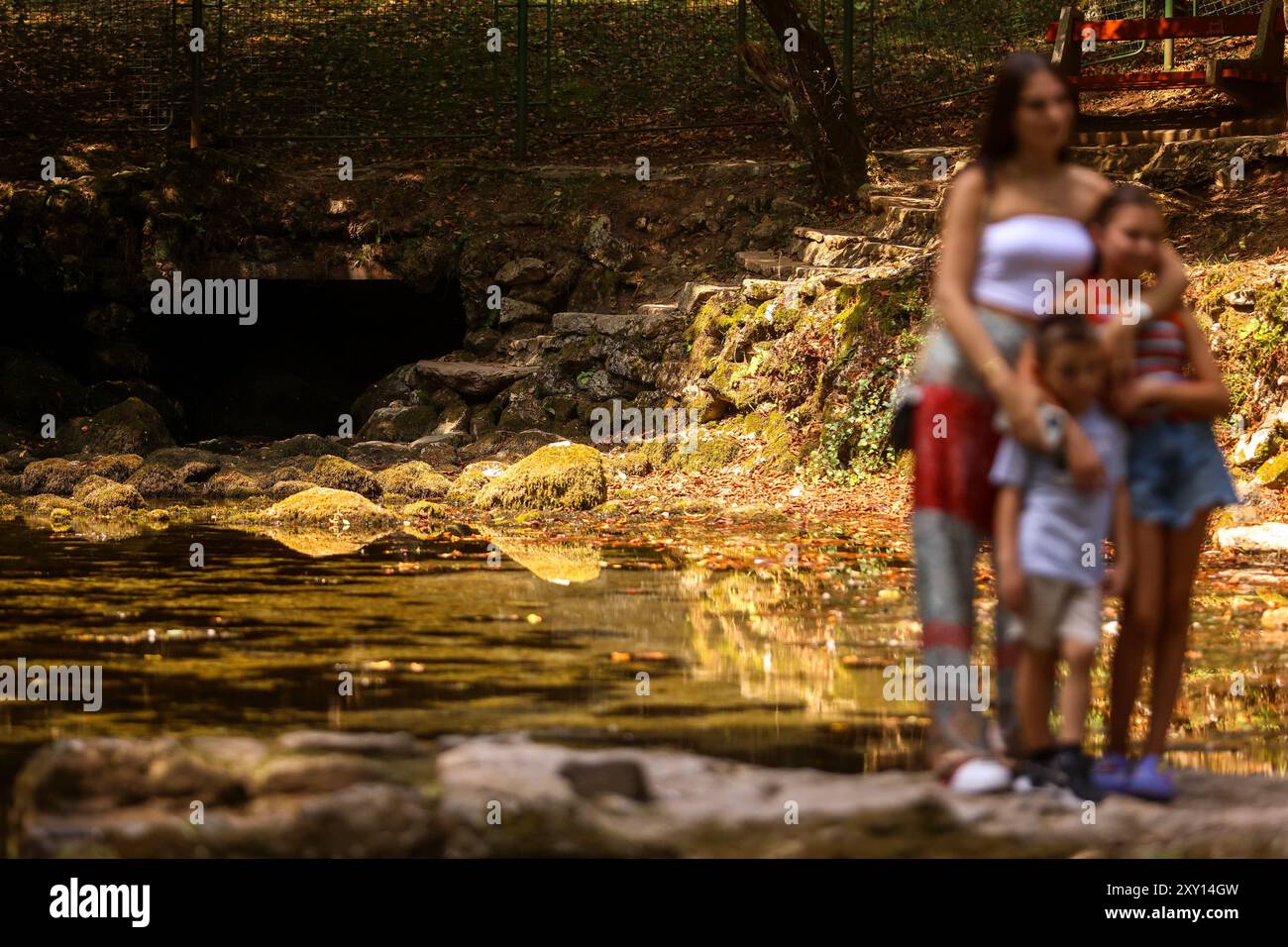 The source of the river Bosna has almost completely dried up due to the ...