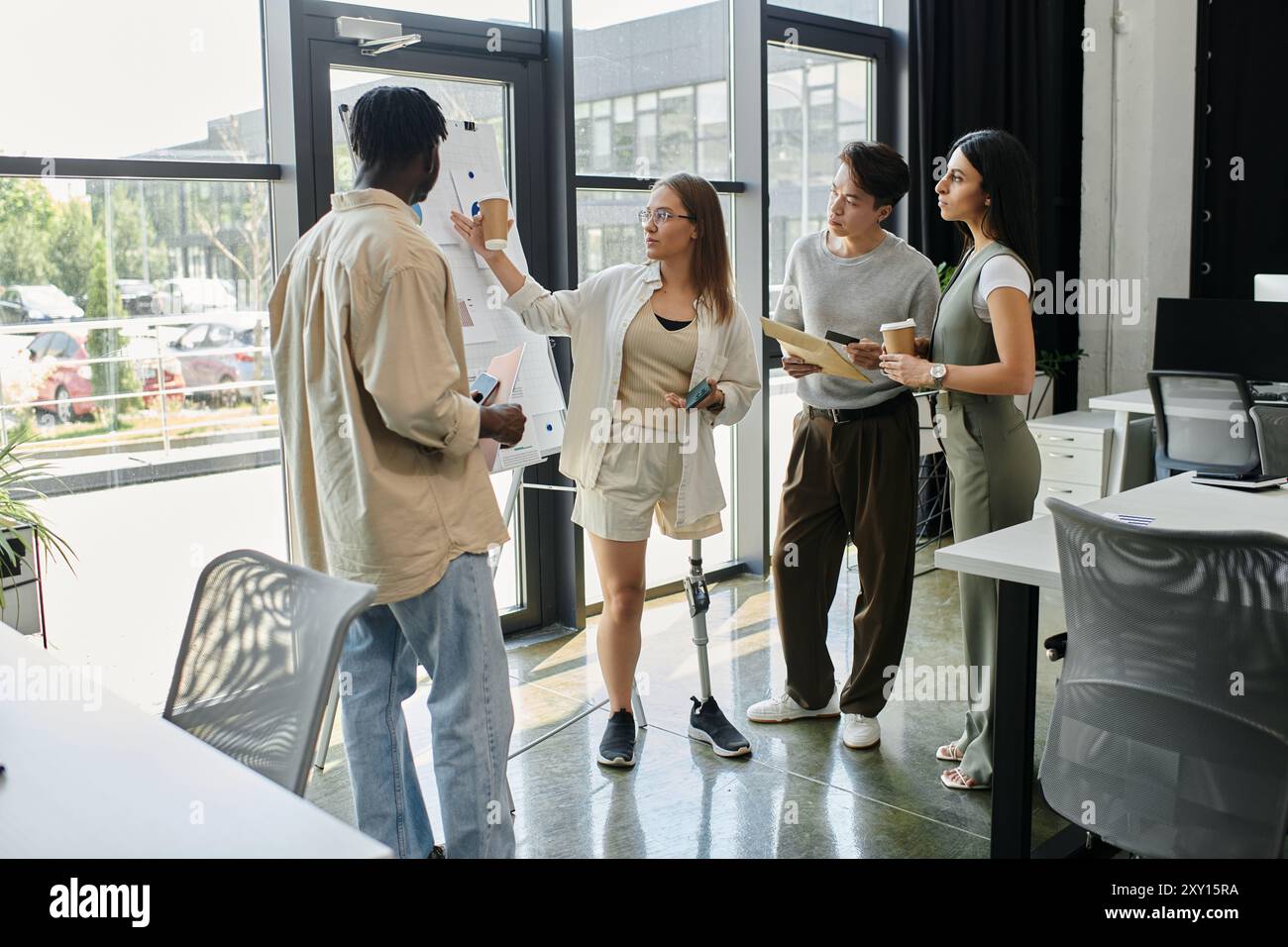 Team business company colleagues listening hi-res stock photography and ...
