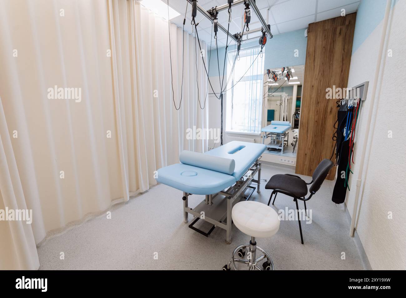 Advanced rehabilitation room with specialized equipment for effective ...