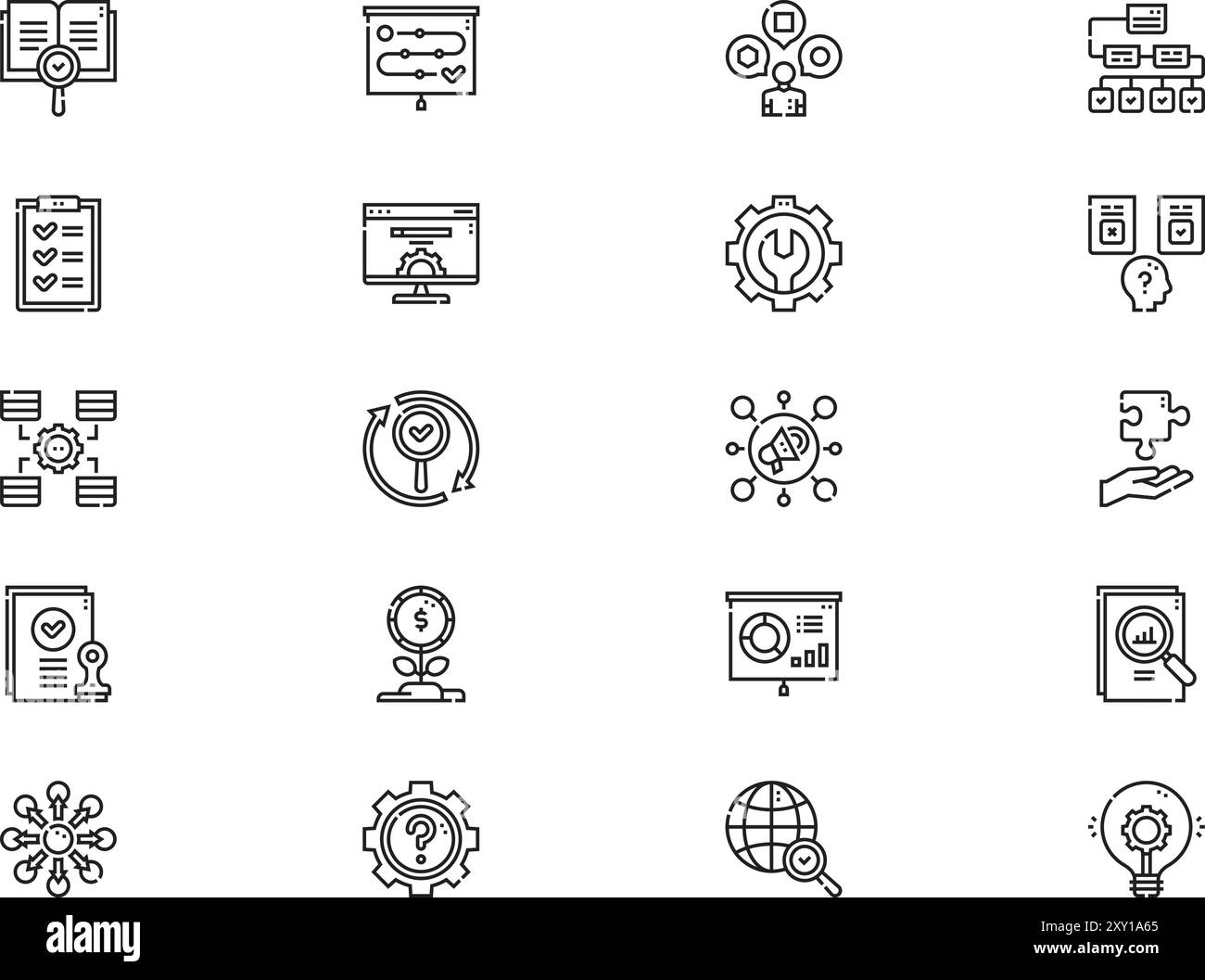 Maintenance checklist Stock Vector Images - Alamy