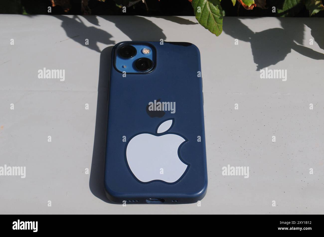 Copenhagen/ Denmark/27 August 024/Aple iphone in danish capital ...