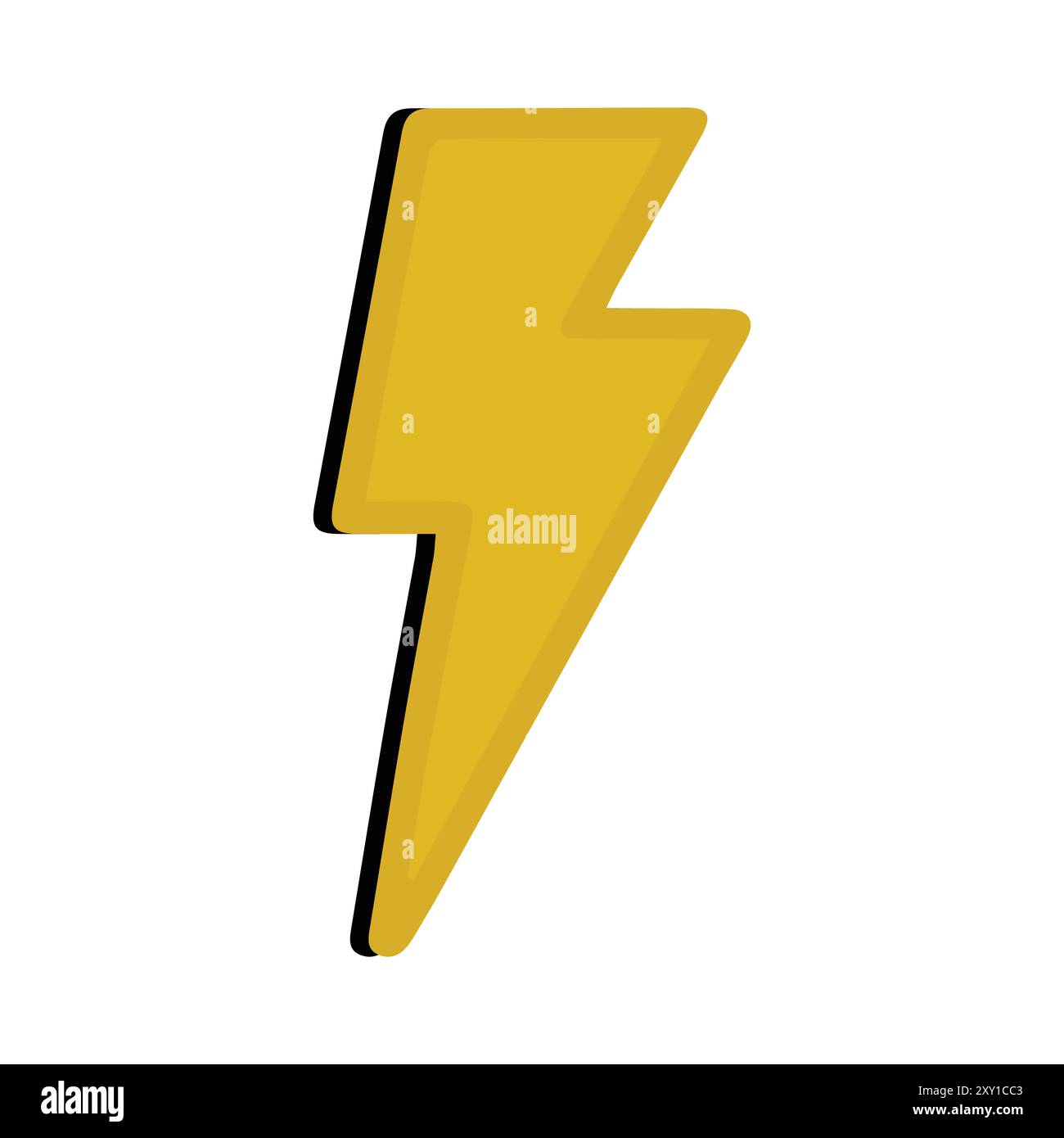 Neon lightning flash icon. Lightning Bolt Icons. Neon thunder bolt sign ...