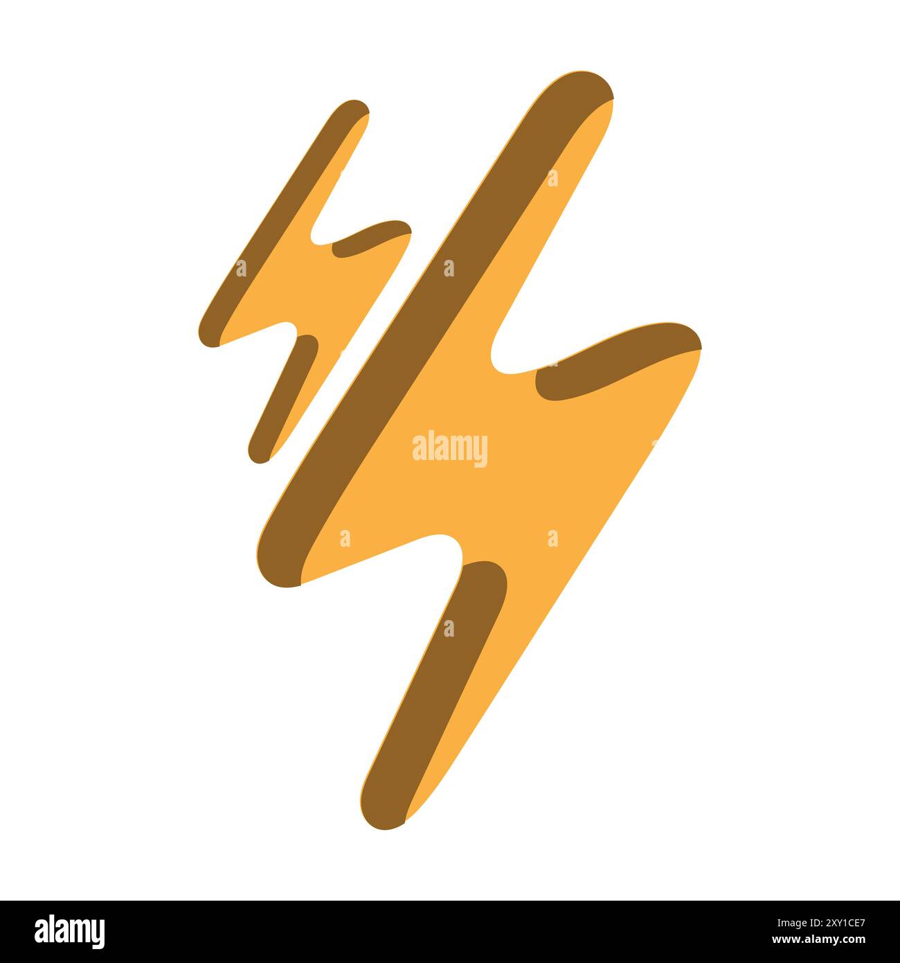 Neon lightning flash icon. Lightning Bolt Icons. Neon thunder bolt sign, electrical discharge ...